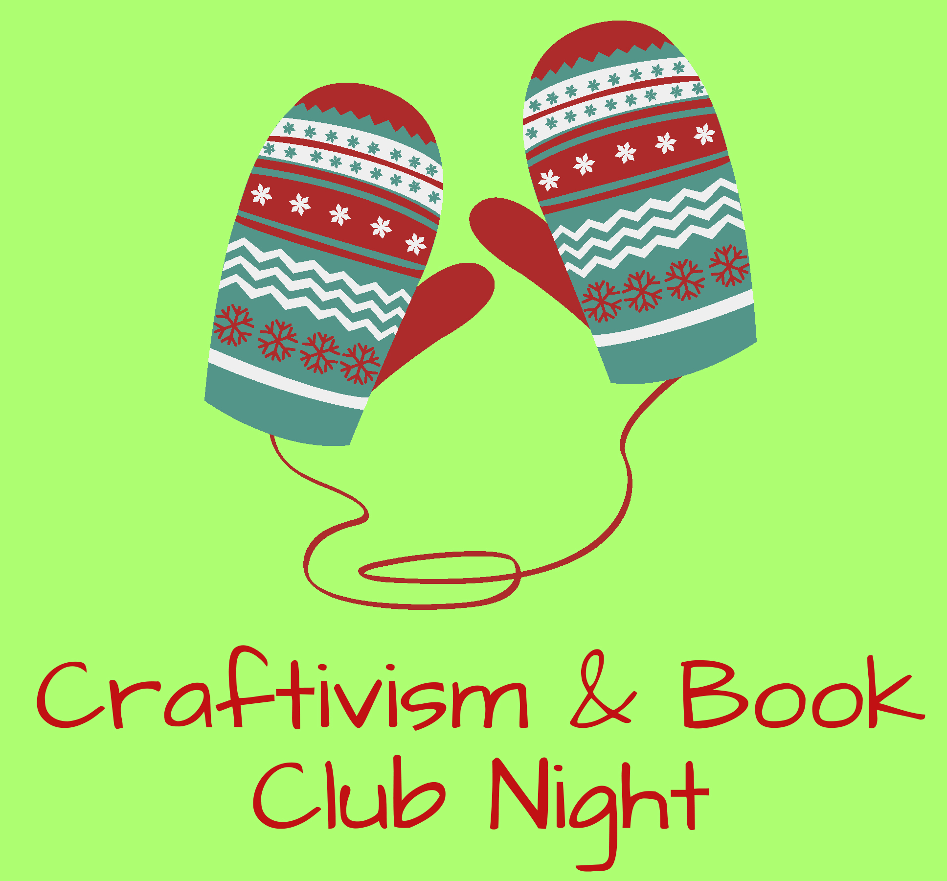 December Book Club & Holiday Craftivism Night